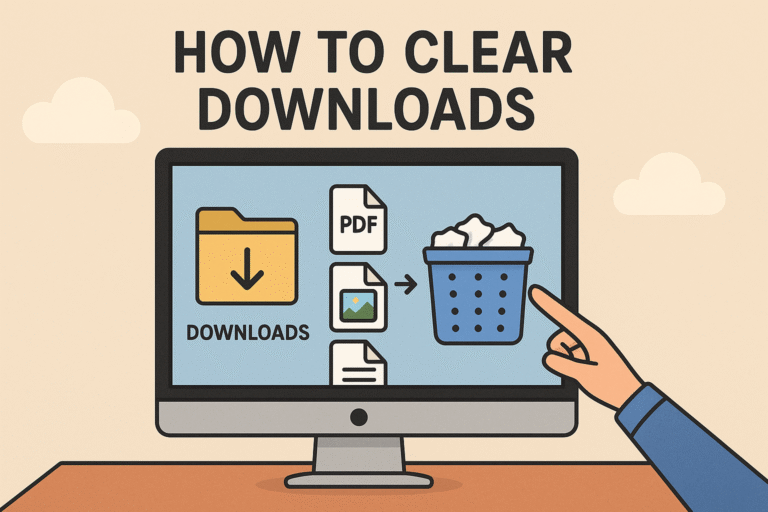 How to Clear Downloads – Safe, Simple, and Smart Cleanup